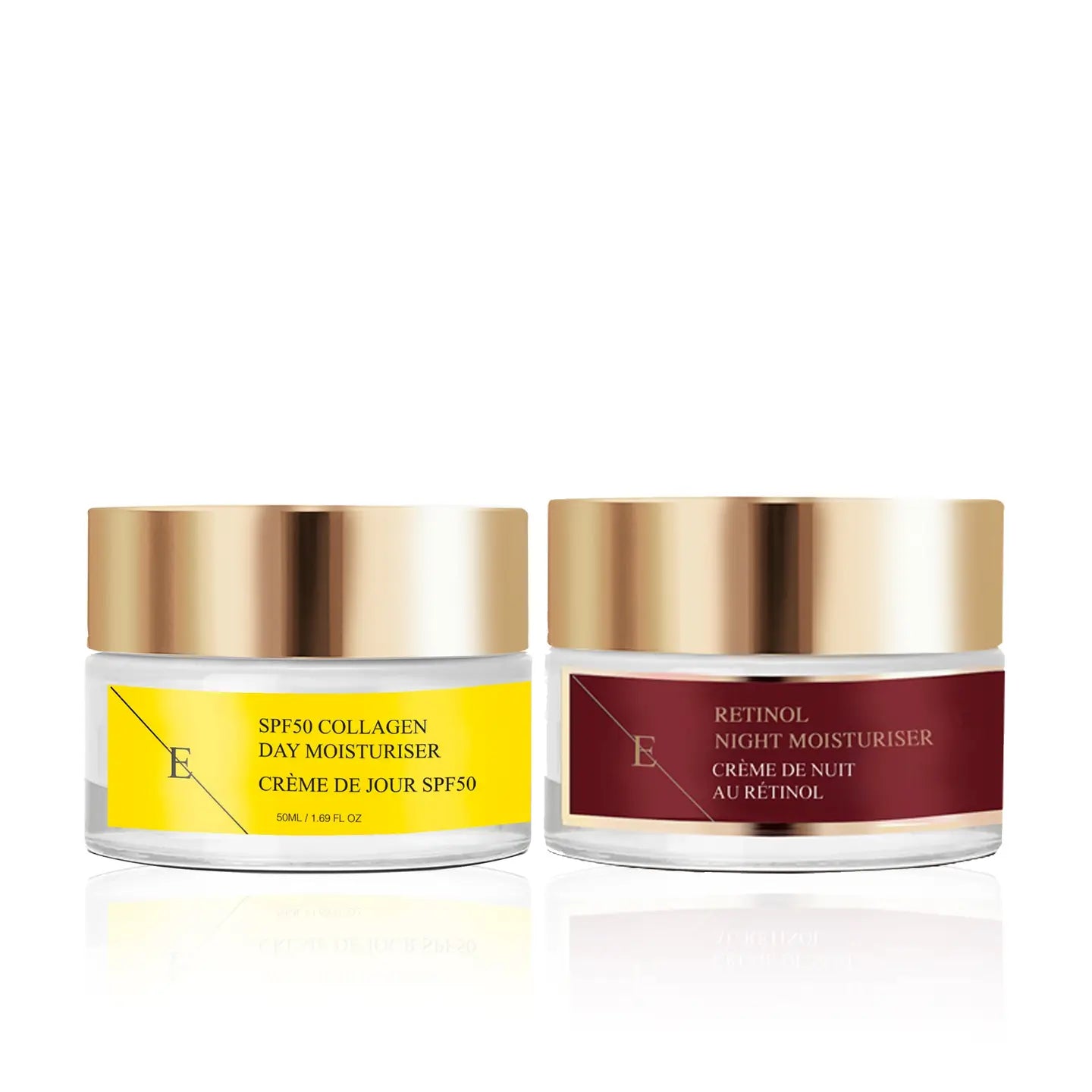 2pc SPF50 + Retinol Cream Set – Nordic Breeze Beauty